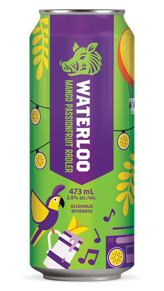 Products » Waterloo Brewing » Waterloo Mango Passionfruit Radler ...