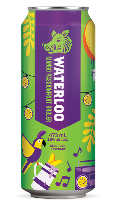 Products » Waterloo Brewing » Waterloo Mango Passionfruit Radler ...